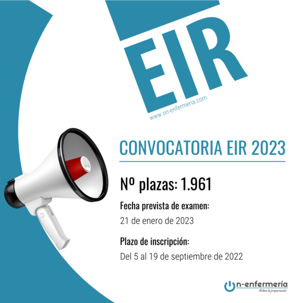 Convocatoria EIR 2023. Inscripción abierta para 1.961 plazas - On-enfermería